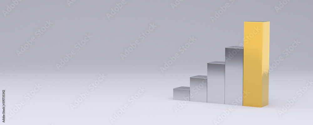 3d gold chart background Stock Illustration | Adobe Stock