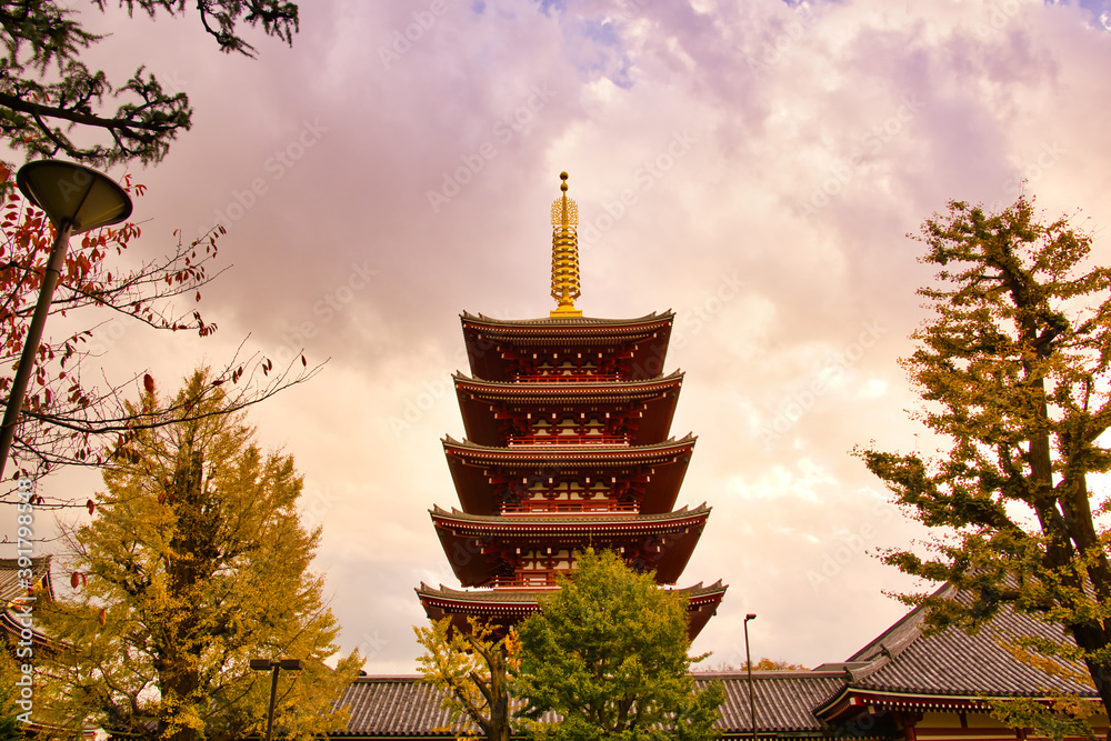 Sensoji Temple - Asakusa Kannon Temple Tokyo, Japan Stock Photo | Adobe ...