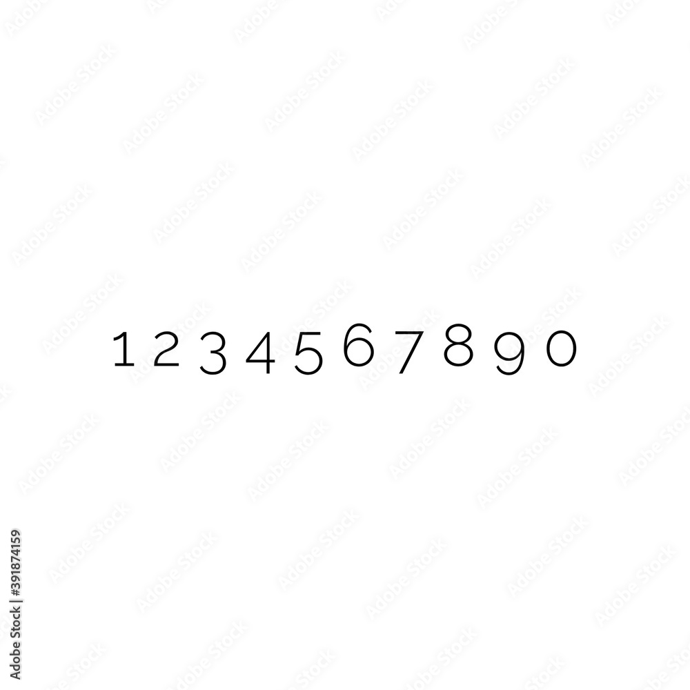 Numbers Design for Design Develpment/To develop graphic design of web ...