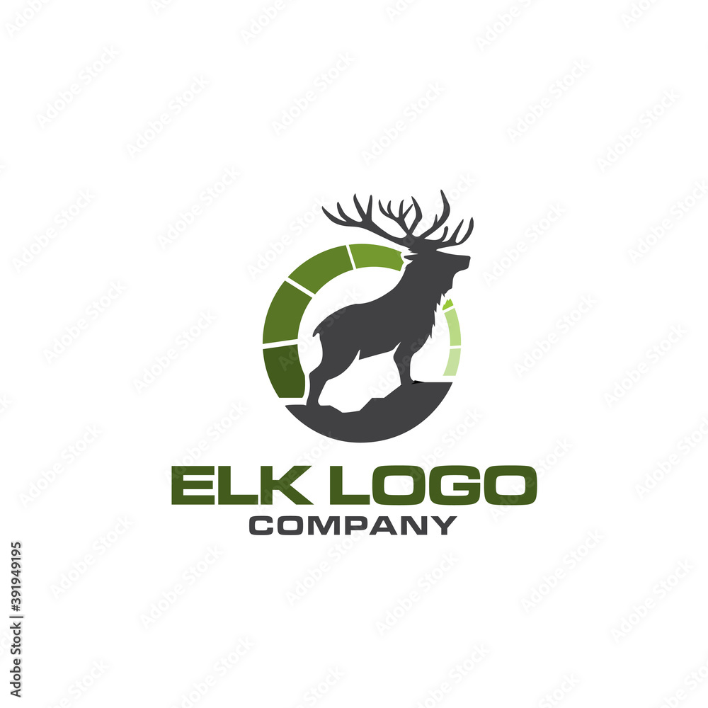 elk logo designs for business and animal care logo simple and modern ...