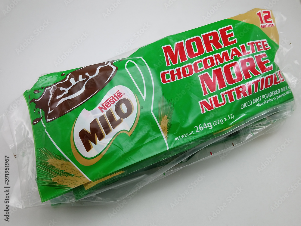 Nestle milo chocolate malt drink in Manila, Philippines Stock Photo ...