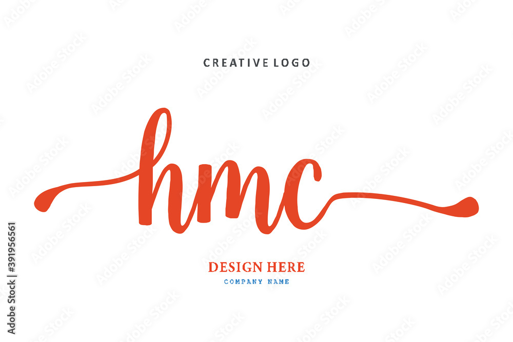 HMC lettering logo is simple, easy to understand and authoritative ...