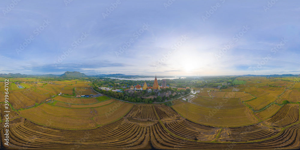 360 panorama by 180 degrees angle seamless panorama of aerial view of ...