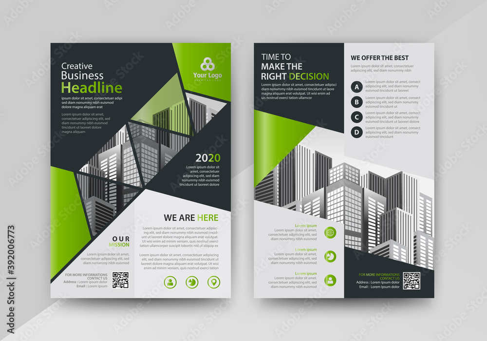 Business abstract vector template for Brochure, Annual Report, Magazine ...