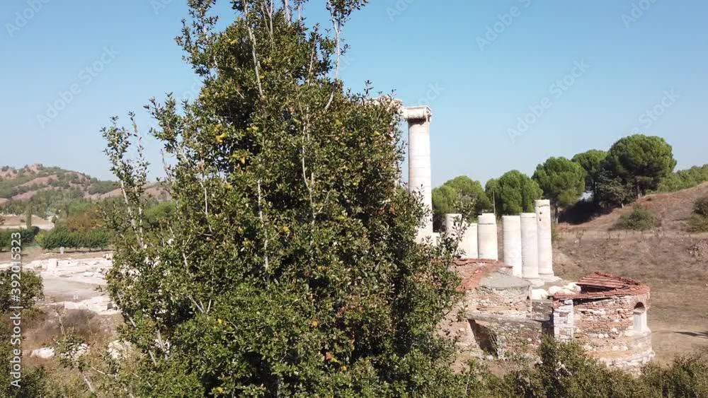 Temple of Artemis and Sardis one of The Seven Churches of Revelation ...