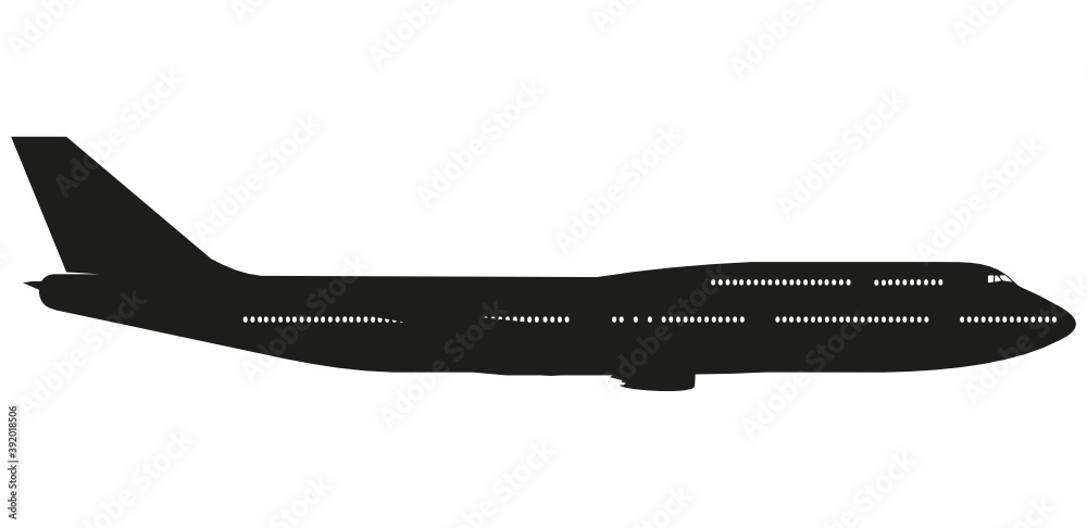 Boeing 747-8 Stock Vector | Adobe Stock