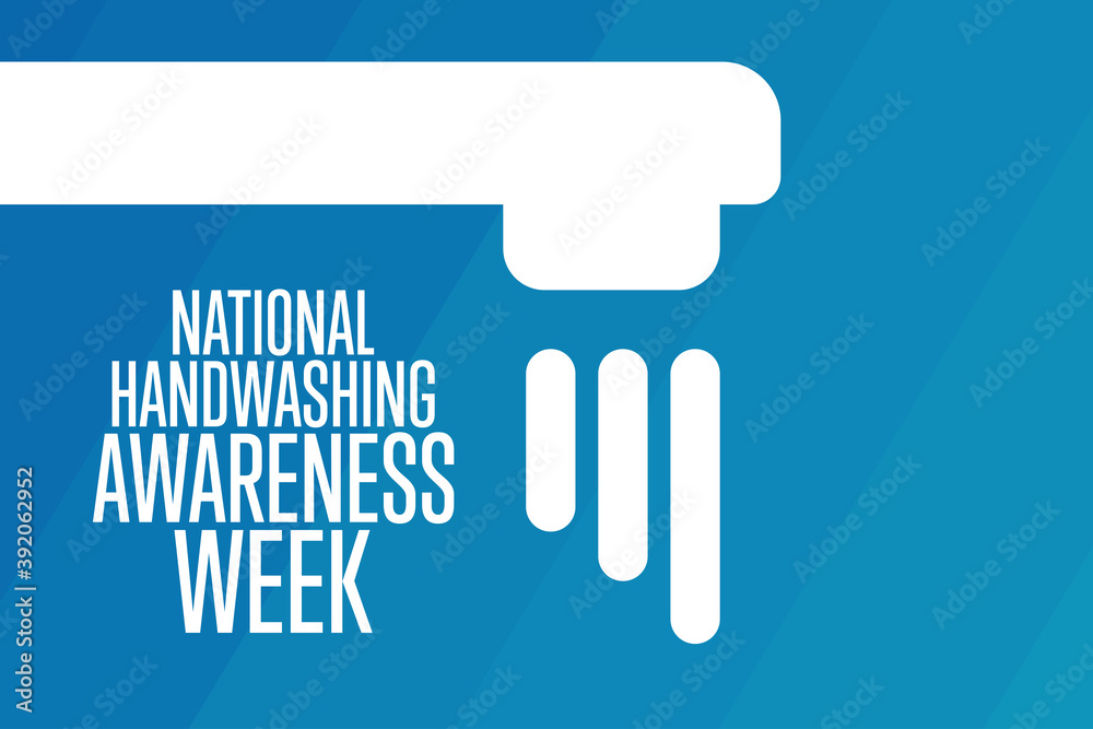 National Handwashing Awareness Week. Holiday concept. Template for ...