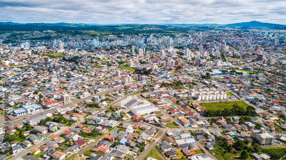 Aerial view of Lages - Santa Catarina – Brazil Stock 写真 | Adobe Stock