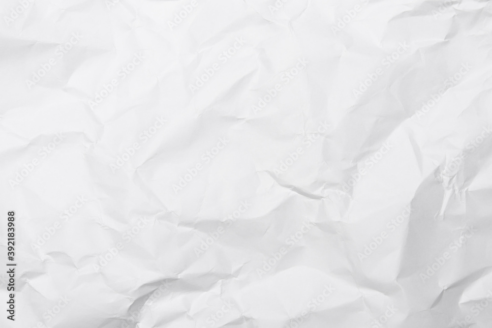 White crumpled paper texture background. White wrinkled paper texture ...