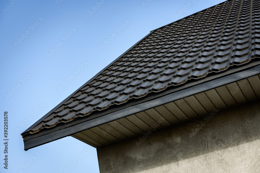Soffit for providing optimal ventilation for roof overhangs. Stock ...