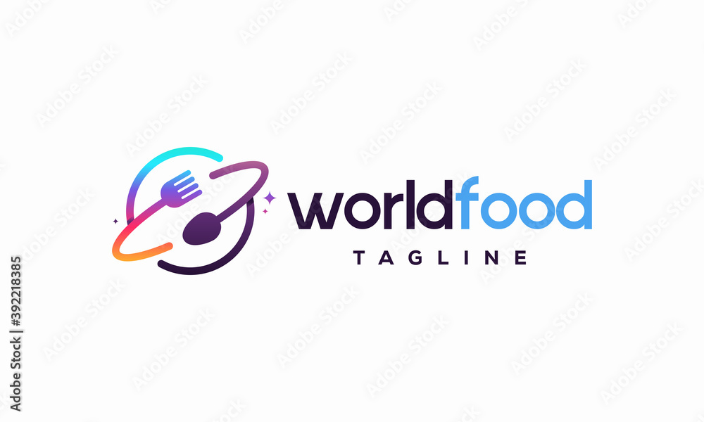 World Food logo designs concept vector, Restaurant logo designs ...