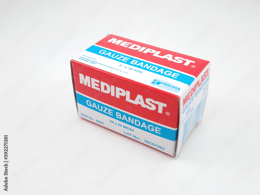 Mediplast gauze bandage mesh in Manila, Philippines Stock Photo | Adobe ...