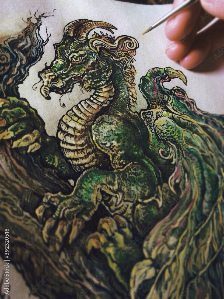 Dragon Stock Photo | Adobe Stock