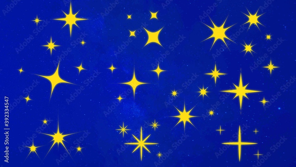 Bright Star Sparkle Video Overlay Stock Template | Adobe Stock