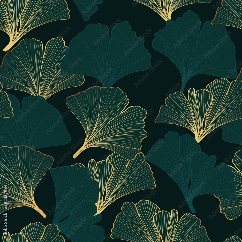 Art Nouveau Leaf Patterns