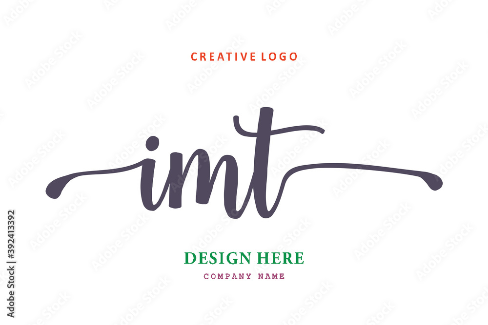 IMT lettering logo is simple, easy to understand and authoritative ...