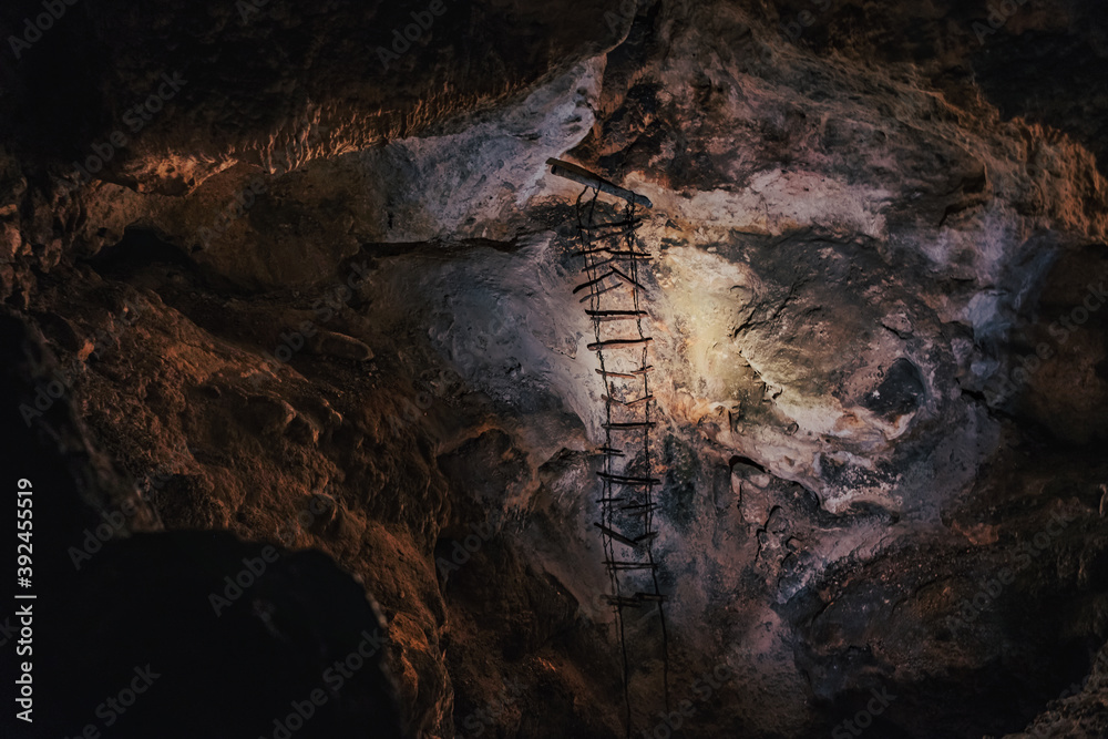 This abandoned ladder was installed in 1924 by the National Geographic ...