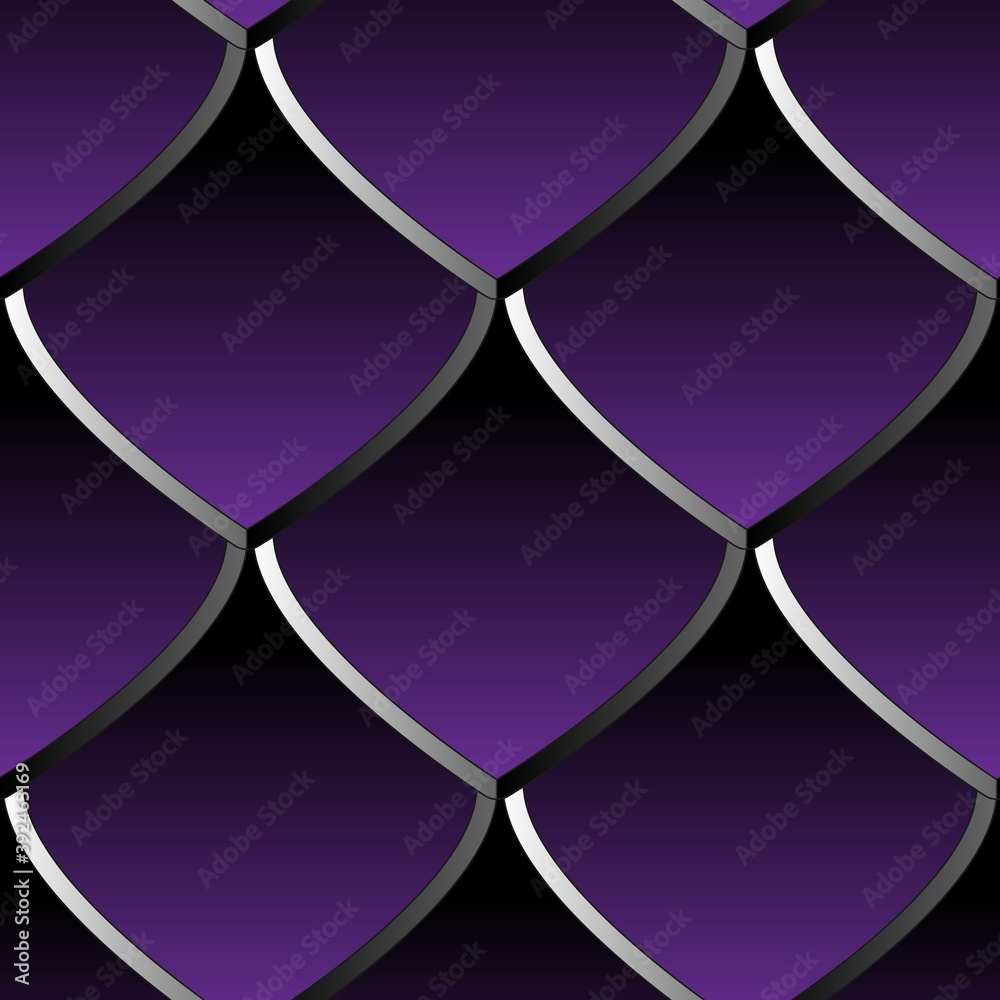 Seamless purple chain mail dragon scales. Dragon scale. Simple ...