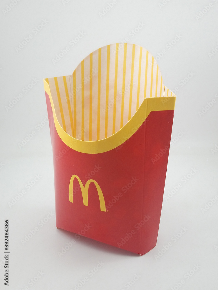 Mcdonalds fries carton in Manila, Philippines Stock Photo | Adobe Stock