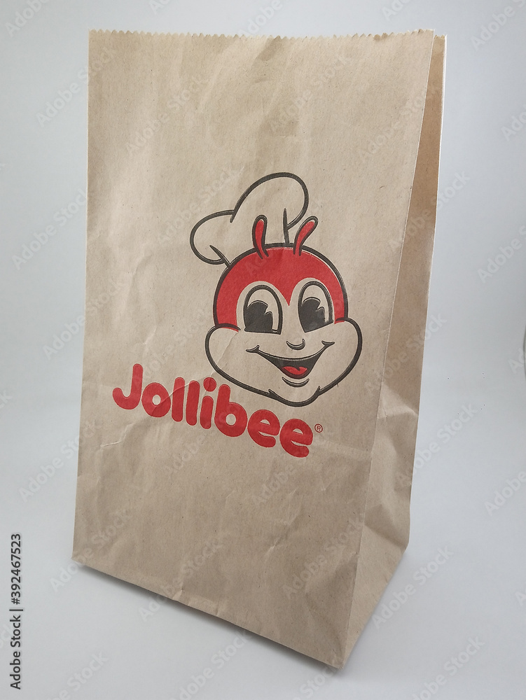 Jollibee brown paper bag in Manila, Philippines Stock Photo | Adobe Stock
