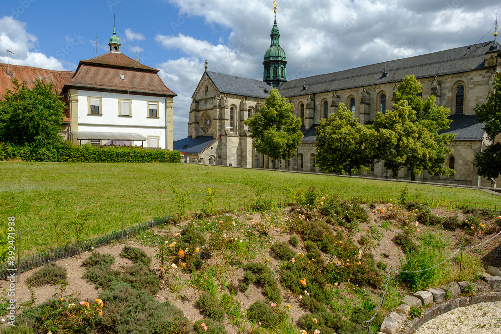 Der Orangeriegarten in den Klostergärten der Zisterzienserabtei Kloster ...