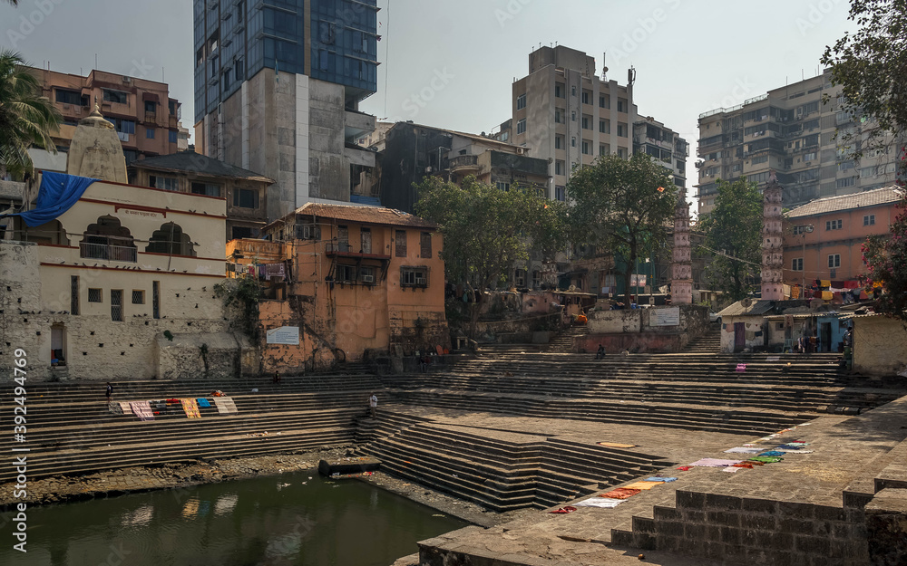 Banganga Tank is an ancient water reservoir that is part of the ...