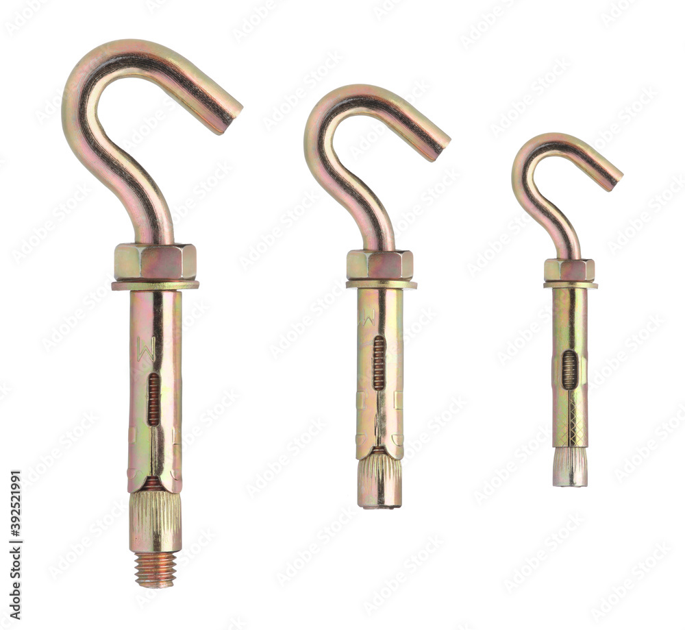 Fotka „Anchor bolt with hook. Anker with hook for concrete construction ...