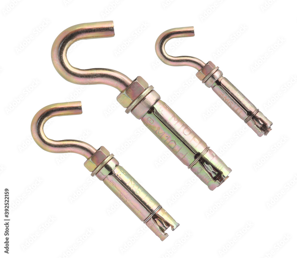 Fotografia do Stock: Anchor bolt with hook. Anker with hook for ...