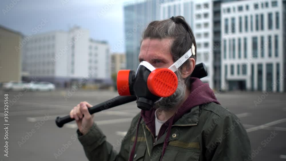 Concept social protests during covid pandemic, survival in isolation ...