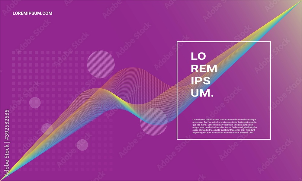 Modern abstract geometric gradient background. Colorful stripes and ...