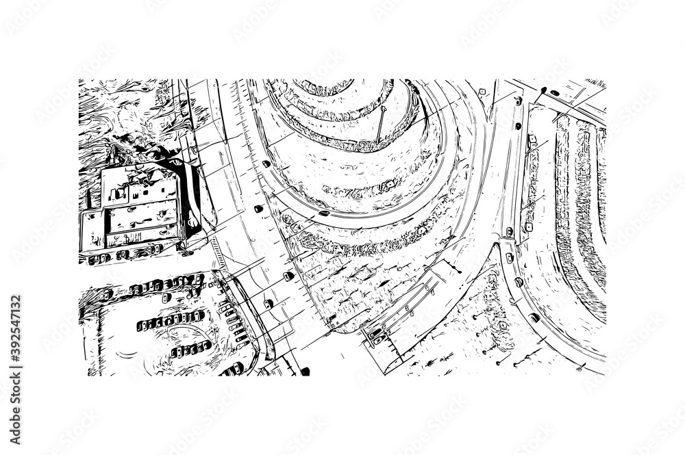 Building view with landmark of Cleveland, officially the City of ...