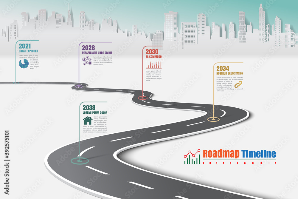 Infographic Template Roadmap