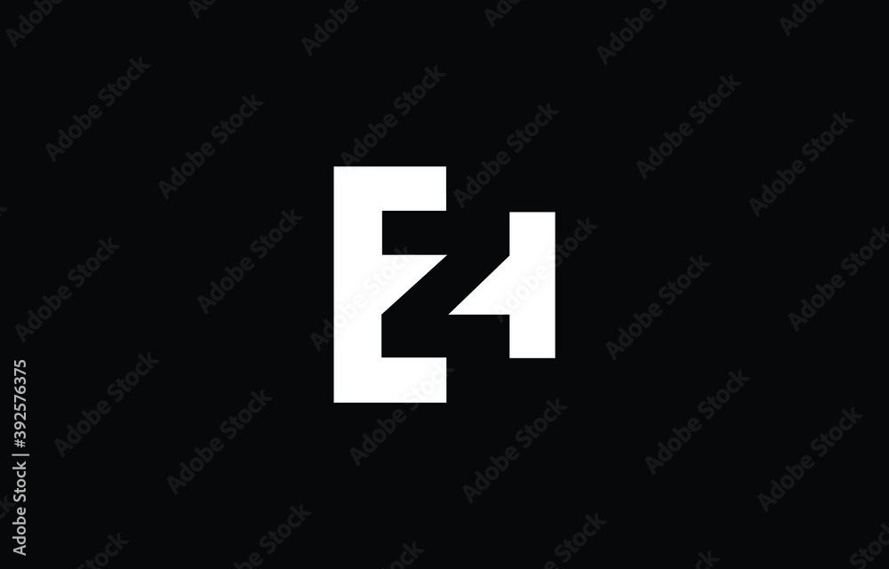 EZ ZE E Z logo design concept with background. Initial based creative ...