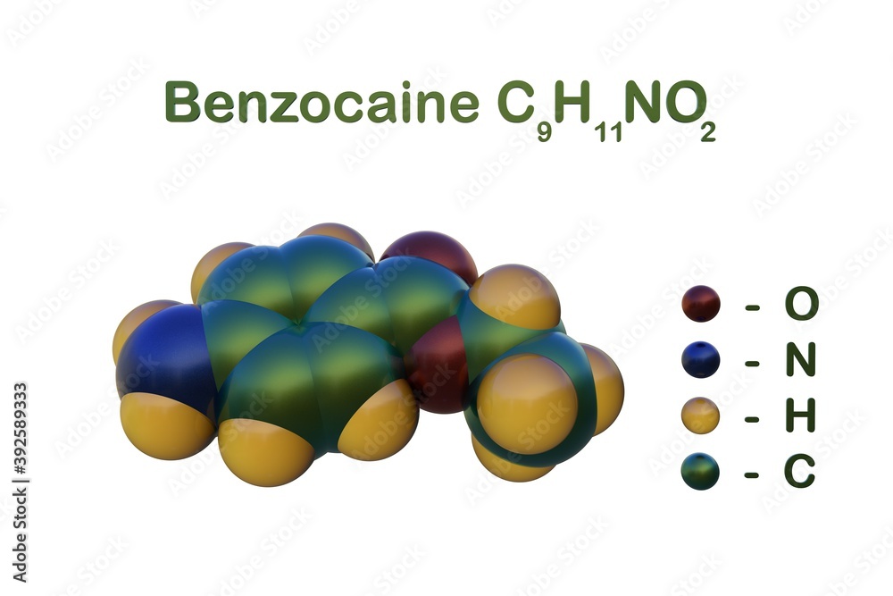 Structural chemical formula and space-filling molecular model of ...