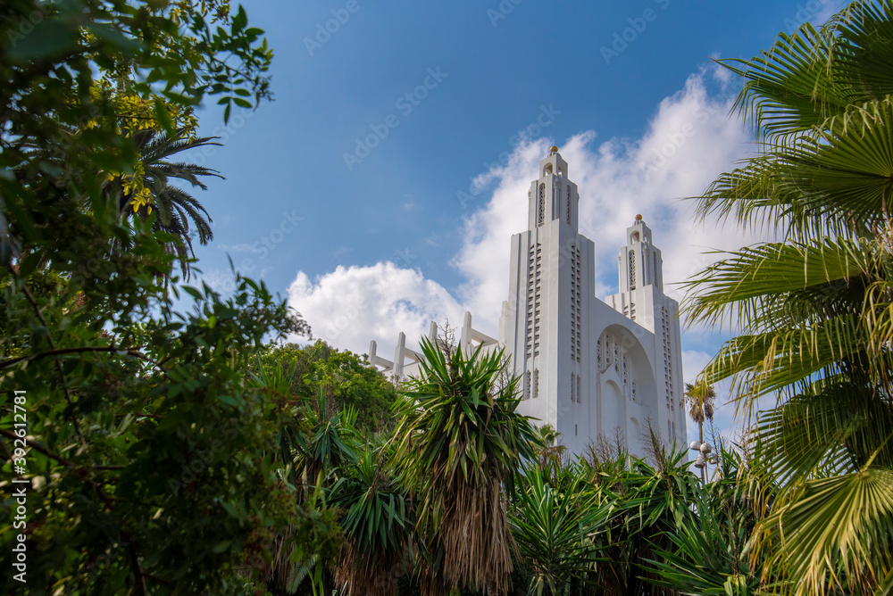 The former Catholic Church of the Sacred Heart of Jesus in Casablanca ...