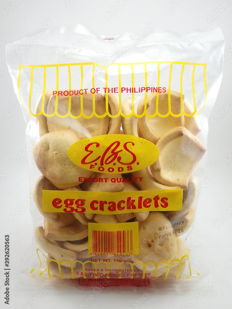 Ebs foods egg cracklets in Manila, Philippines Stock Photo | Adobe Stock