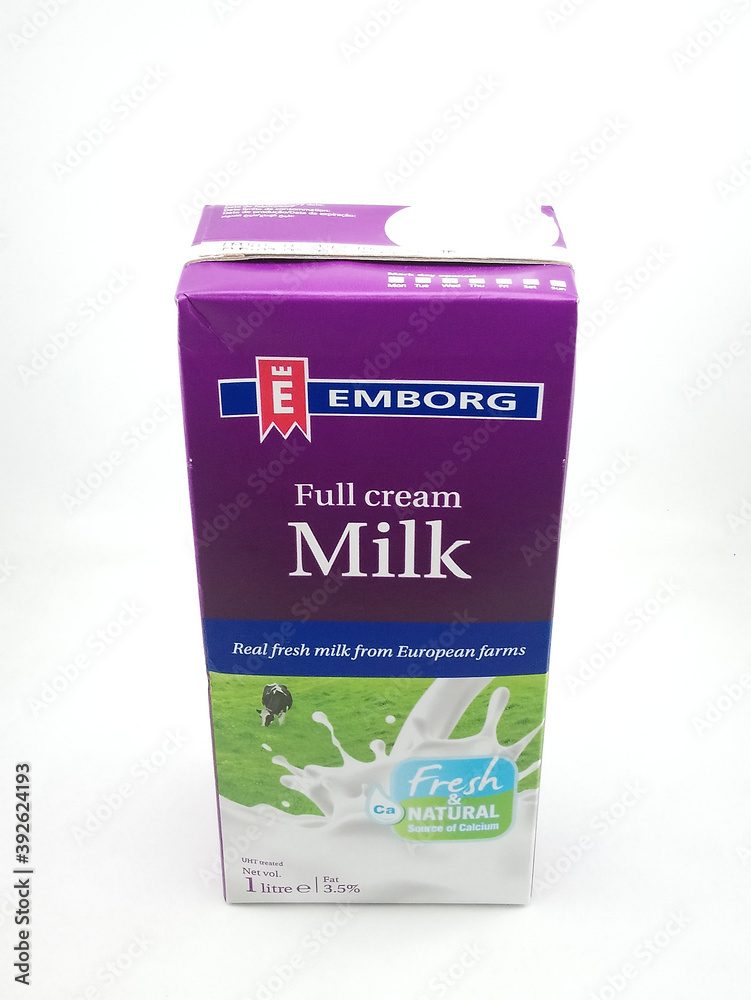 Emborg full cream milk in Manila, Philippines Stock Photo | Adobe Stock