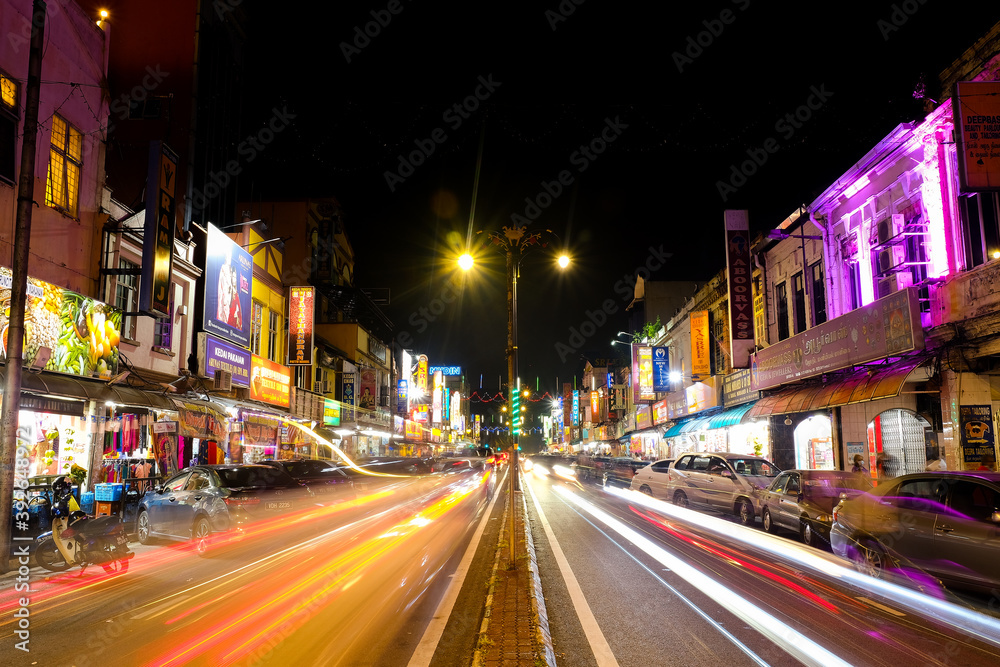 "Klang,Malaysia- Circa November, 2020: Long exposure picture with lens ...
