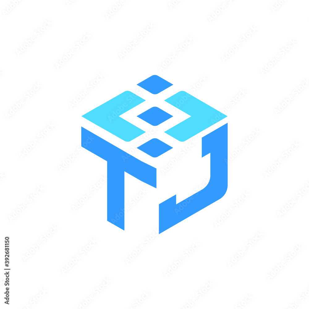 TJ Letter Web Design and Developer Company Brand Logo and Website ...