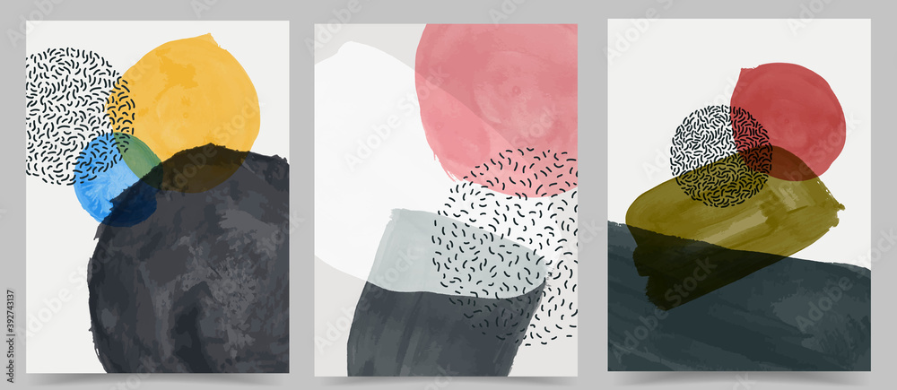 Vector illustration. Abstract contemporary aesthetic backgrounds ...