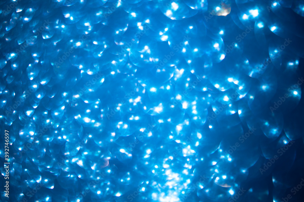 Blurred Lights on blue gradient abstract background high light in ...