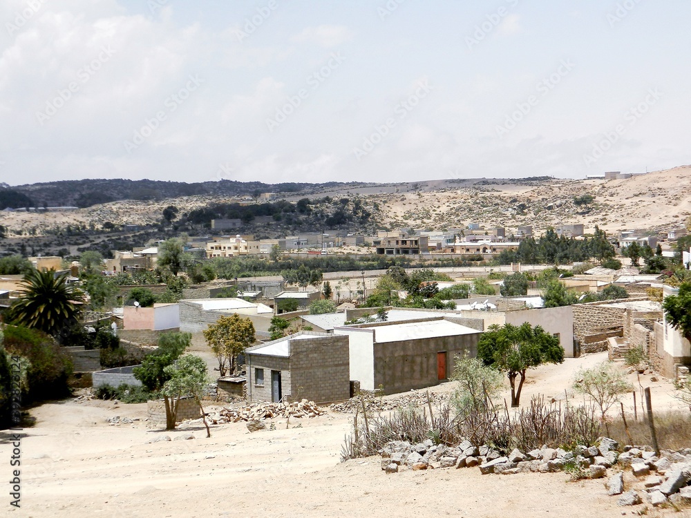 Tesseney, Eritrea - 10/11/2020: Beautiful photography of the landscape ...