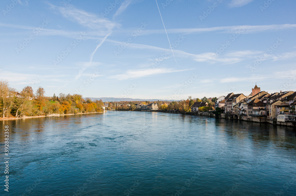 Foto de Rheinfelden, Rhein, Rheinufer, Stadt, Altstadt, alte ...