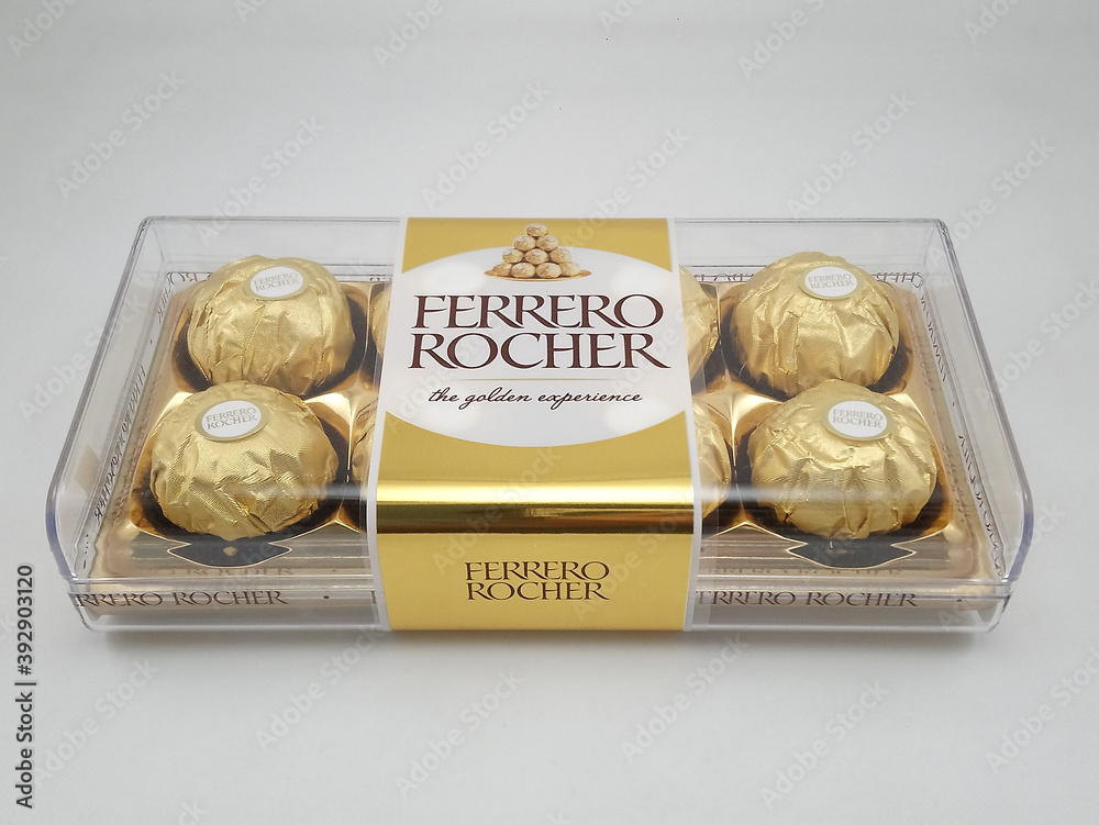 Ferrero rocher chocolate in Manila, Philippines Stock Photo | Adobe Stock