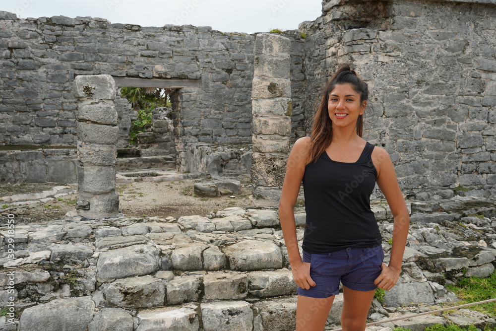 tulum, woman, swimsuit, bikini, quintana roo, mexico, hairs, model ...