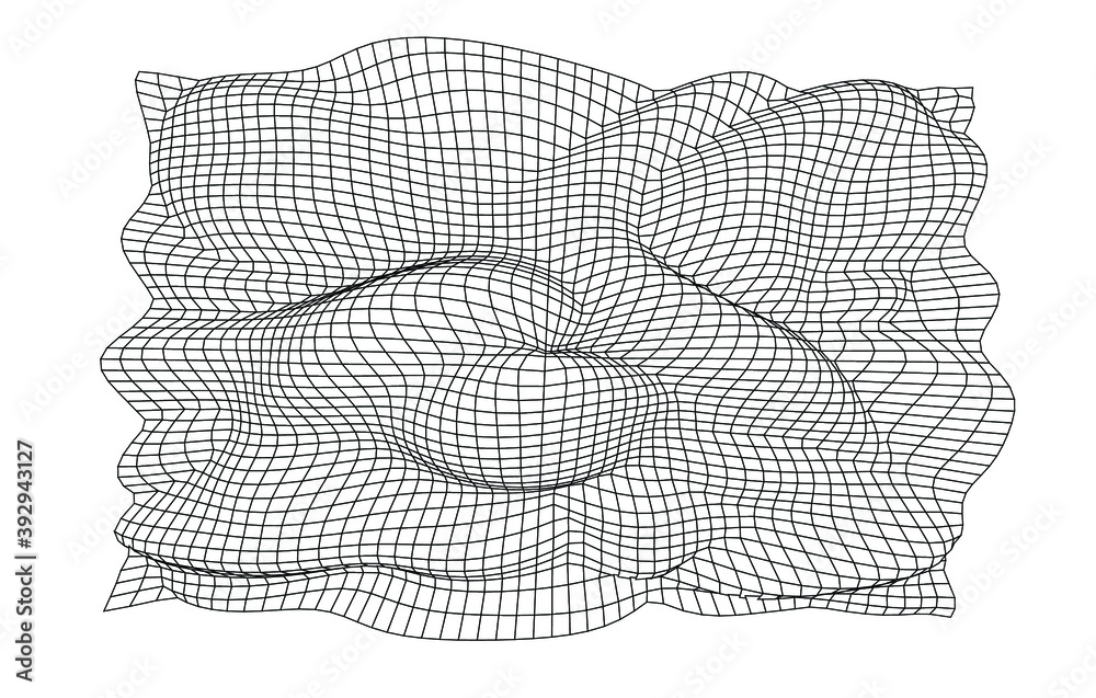 Big data and complex information visualization concept. Glitched and ... Big data and complex information visualization concept. Glitched and ...