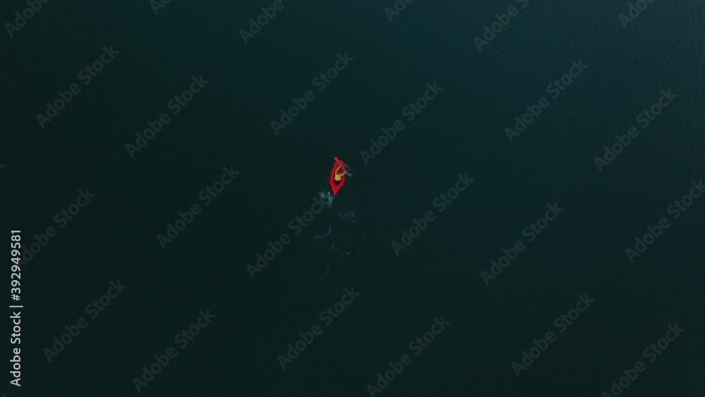 Vidéo Stock Packraft, one-person light raft used for expedition or ...