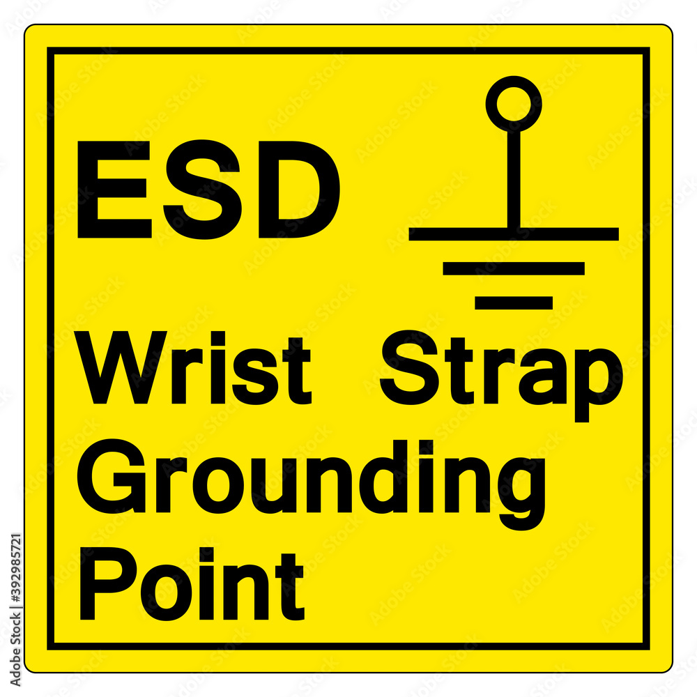 Grounding Point Symbol Sign, Vector Illustration, Isolate On White ...
