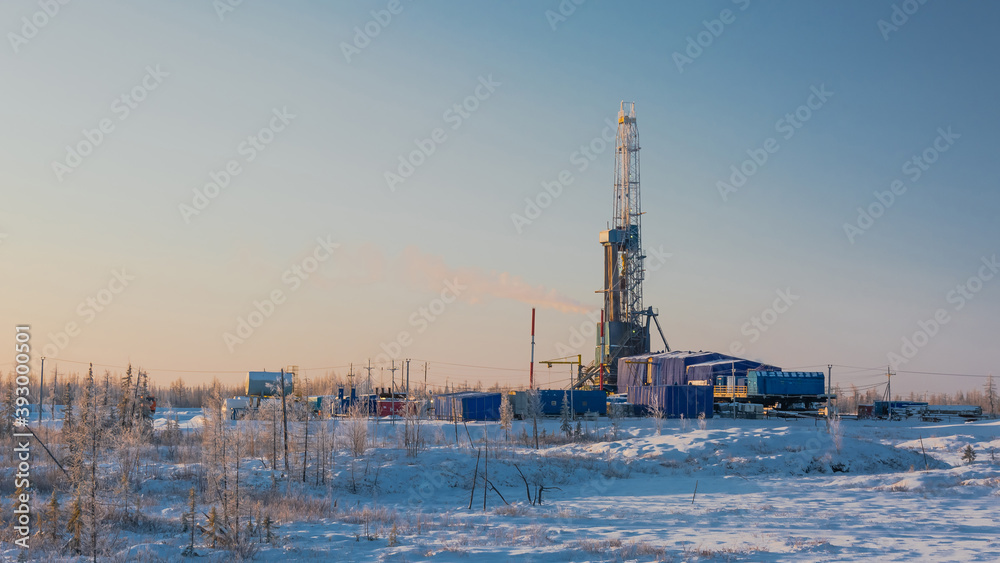 Oil Drilling In The Tundra