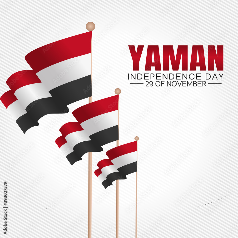 vector graphic of Yaman independence day good for Yaman independence ...